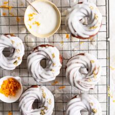 Lemon Crullers with Lemon and Honey Glaze - Cloudy Kitchen