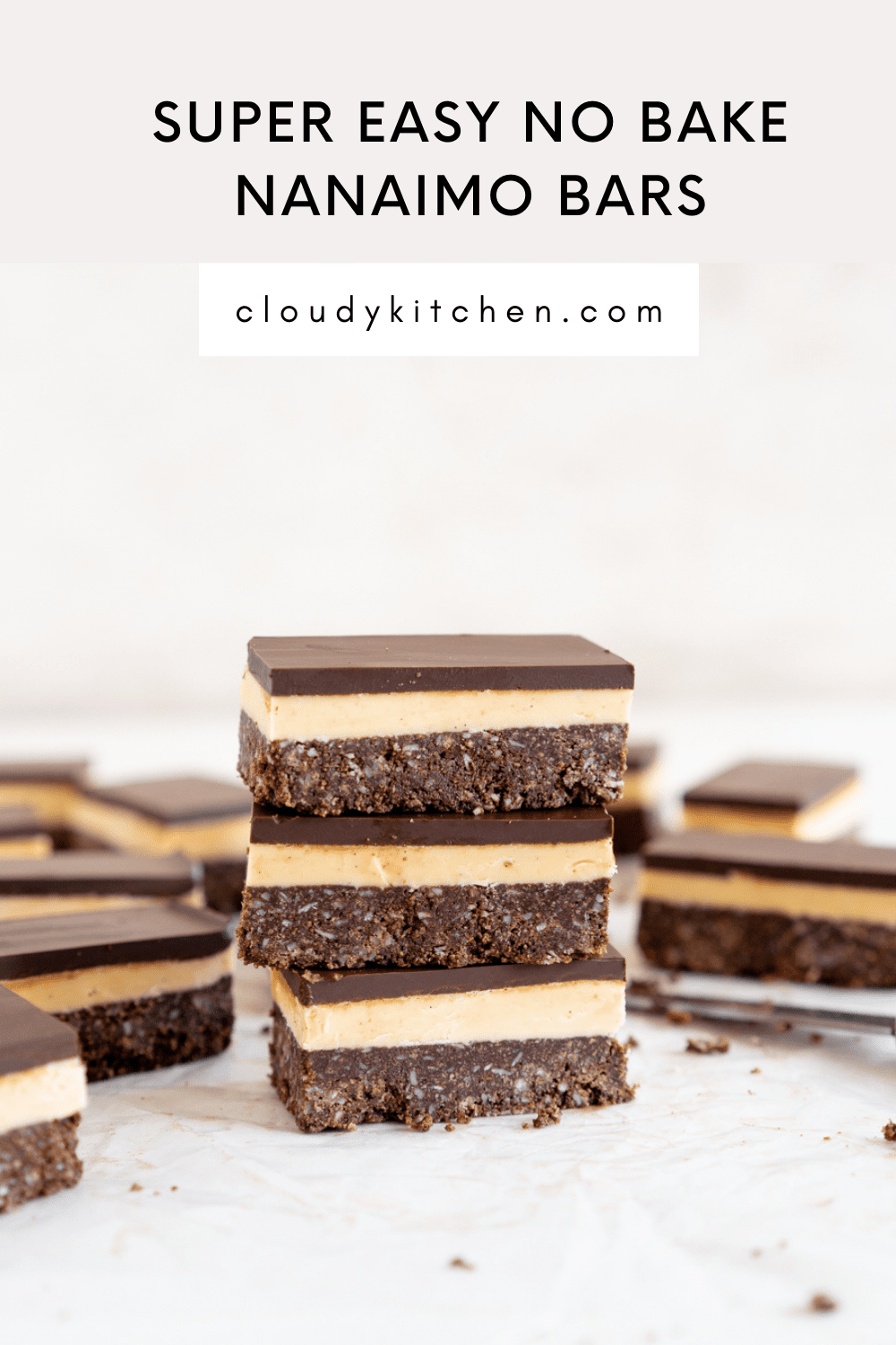 No-Bake Nanaimo Bars - Cloudy Kitchen
