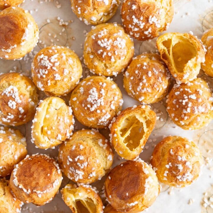 Brown Butter Chouquettes - Cloudy Kitchen