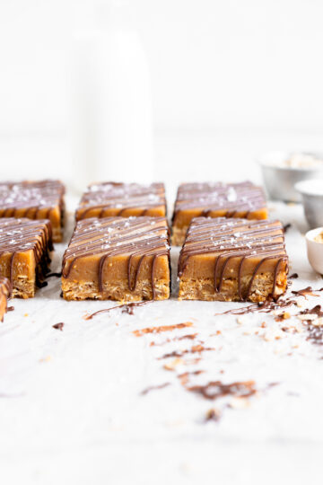 Ginger Caramel Slice - Cloudy Kitchen