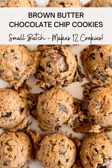 Small Batch Chocolate Chip Cookies (Yields 12) - Cloudy Kitchen
