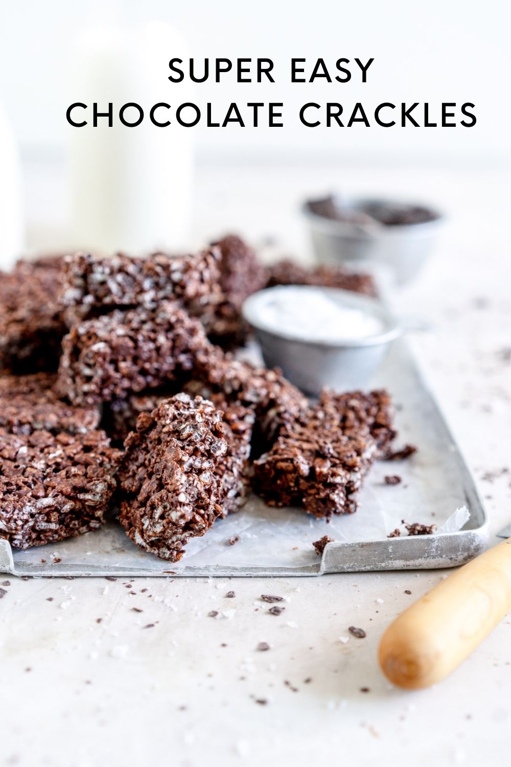 Chocolate Crackles Recipe - Cloudy Kitchen