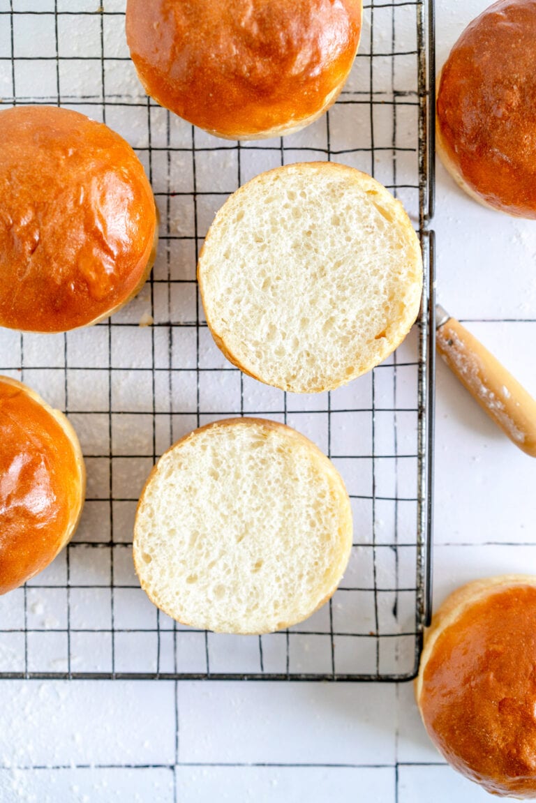 Homemade Burger Buns (Super Soft) - Cloudy Kitchen