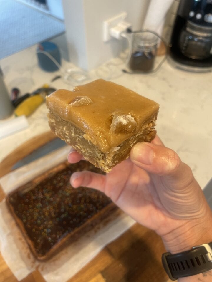 Oaty Ginger Crunch (Ginger Slice) - Cloudy Kitchen