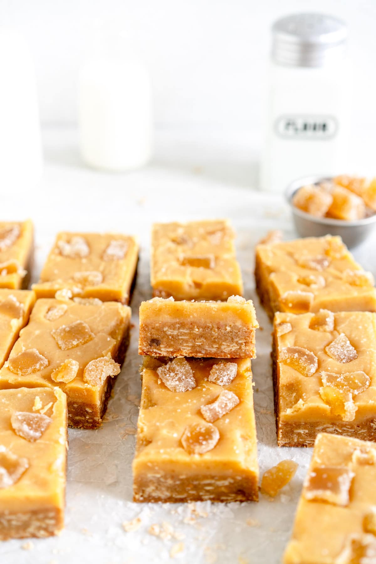 Oaty Ginger Crunch (Ginger Slice) - Cloudy Kitchen