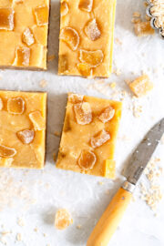 Oaty Ginger Crunch (Ginger Slice) - Cloudy Kitchen