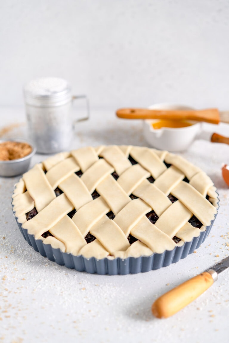 Blueberry Crostata (Blueberry Tart) - Cloudy Kitchen