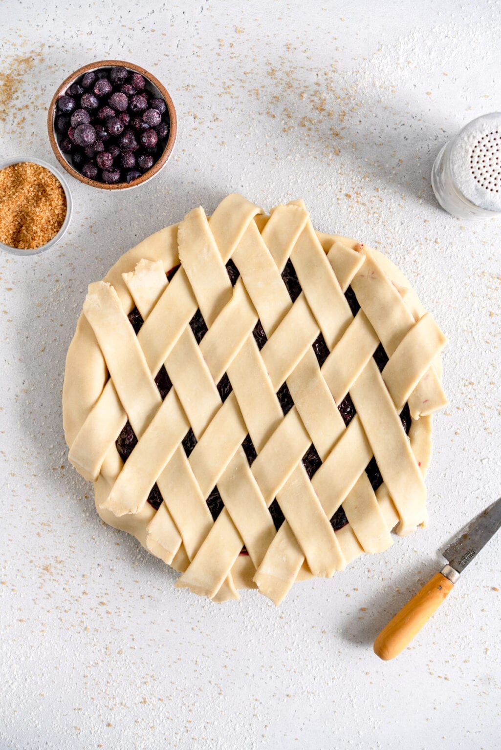 Blueberry Crostata (Blueberry Tart) - Cloudy Kitchen