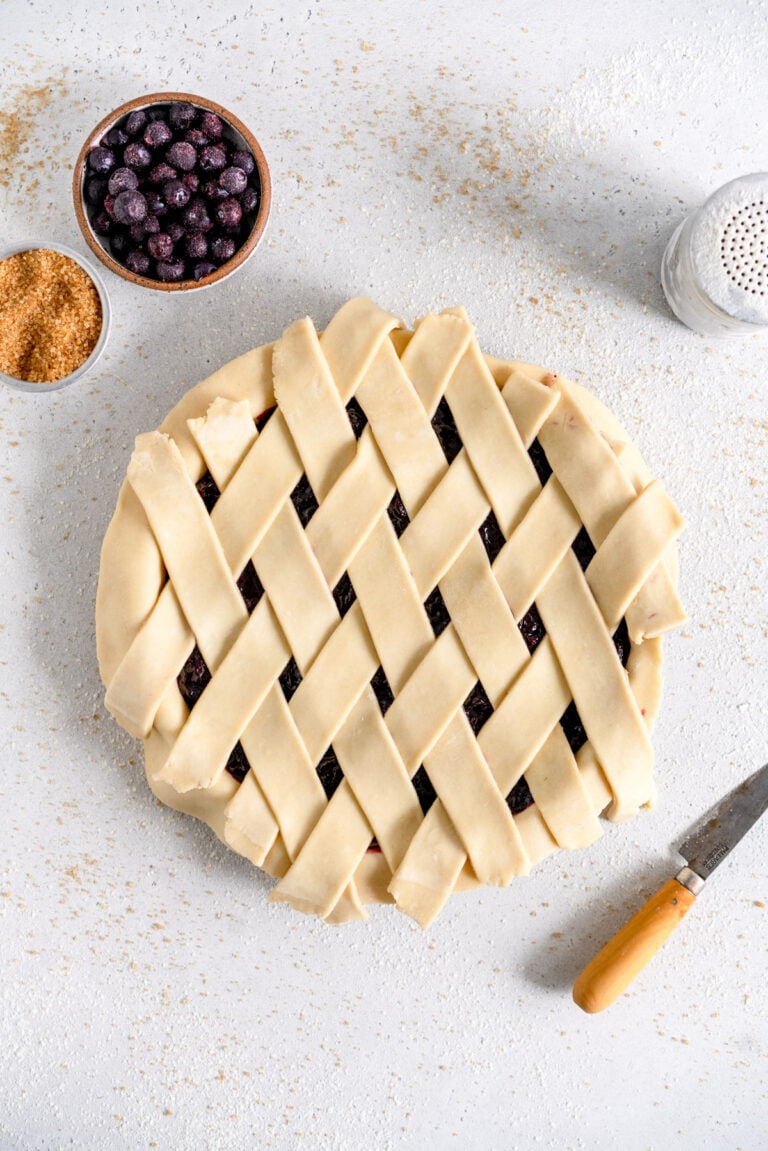 Blueberry Crostata (Blueberry Tart) - Cloudy Kitchen