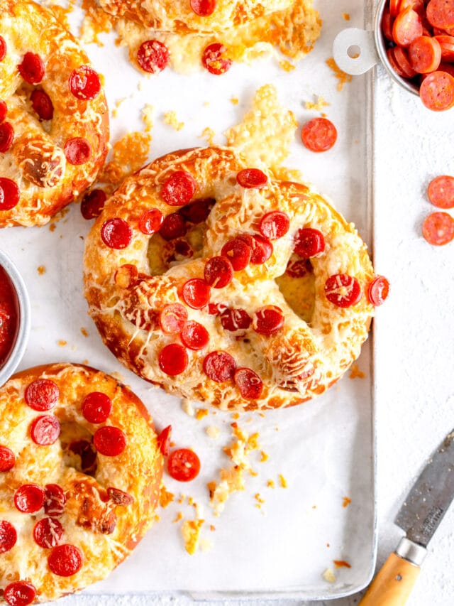 Perfectly Chewy Soft Pretzels with Cheese Dip - Cloudy Kitchen