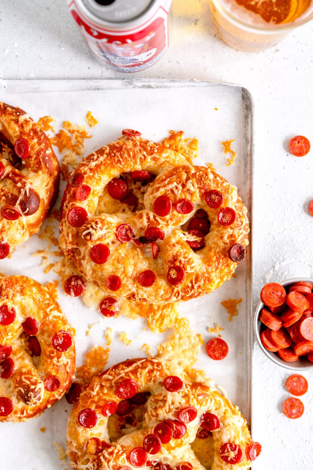 Pizza Pretzels (Small Batch Pretzels) - Cloudy Kitchen