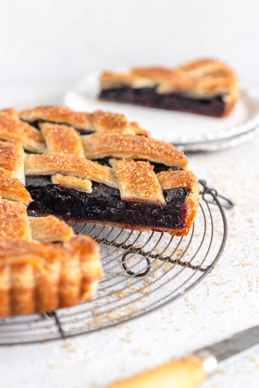 Blueberry Crostata (Blueberry Tart) - Cloudy Kitchen