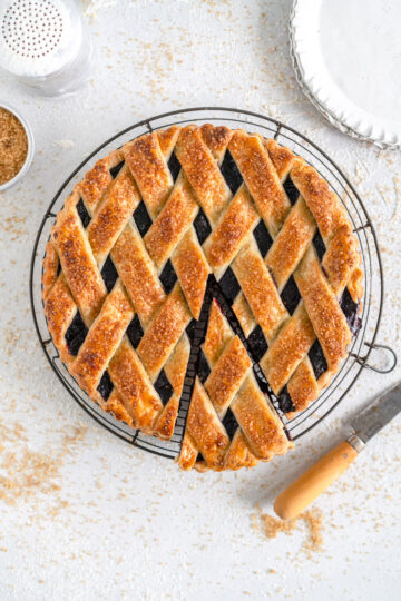 Blueberry Crostata (Blueberry Tart) - Cloudy Kitchen