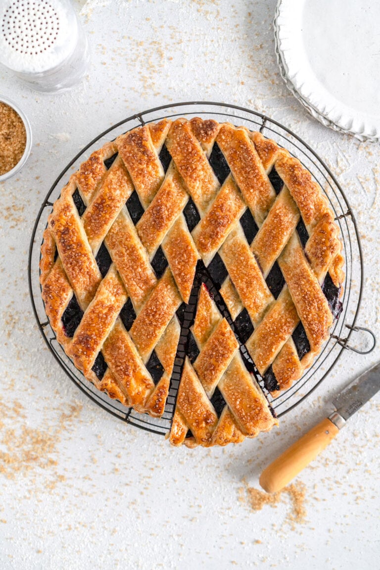 Blueberry Crostata (Blueberry Tart) - Cloudy Kitchen