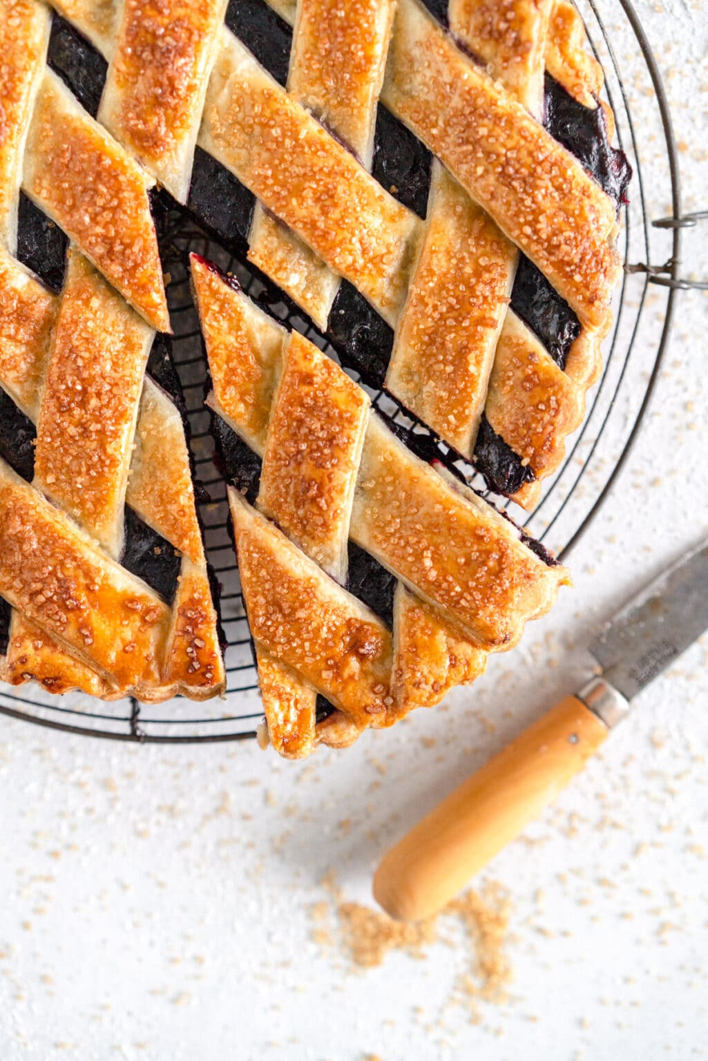 Blueberry Crostata (Blueberry Tart) - Cloudy Kitchen