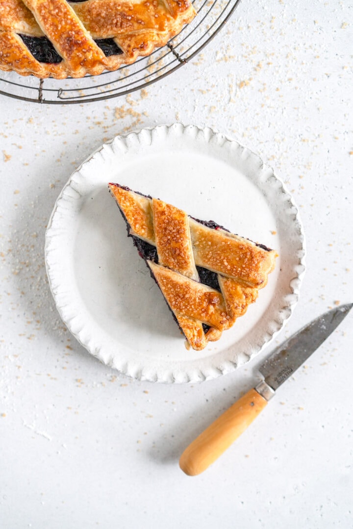 Blueberry Crostata (Blueberry Tart) - Cloudy Kitchen