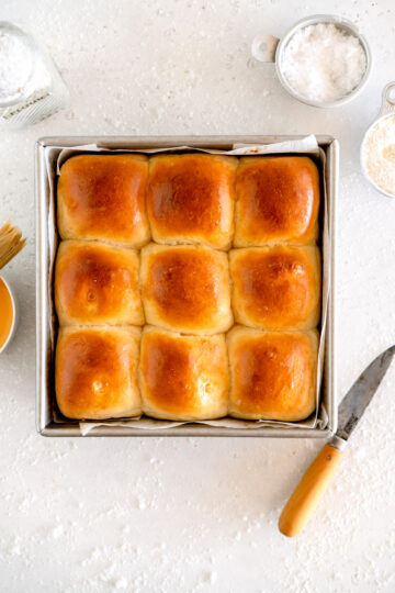 Small Batch Dinner Rolls (Makes 9 Rolls) - Cloudy Kitchen