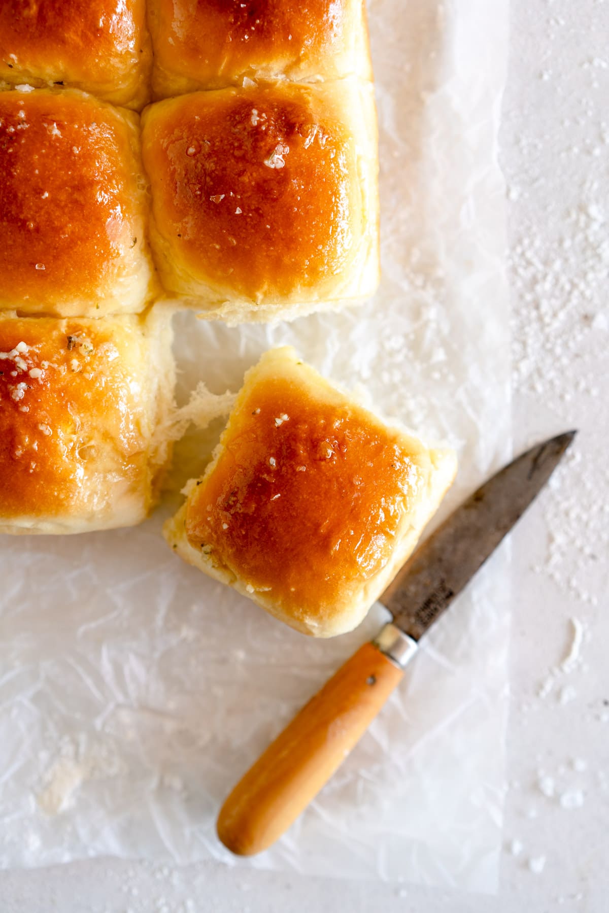 Small Batch Dinner Rolls (Makes 9 Rolls) - Cloudy Kitchen