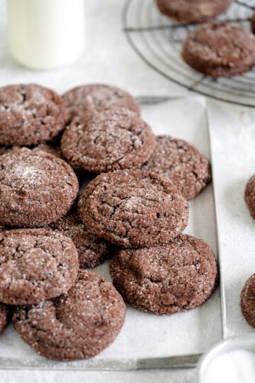30 minute Chewy Chocolate Cookies - Cloudy Kitchen
