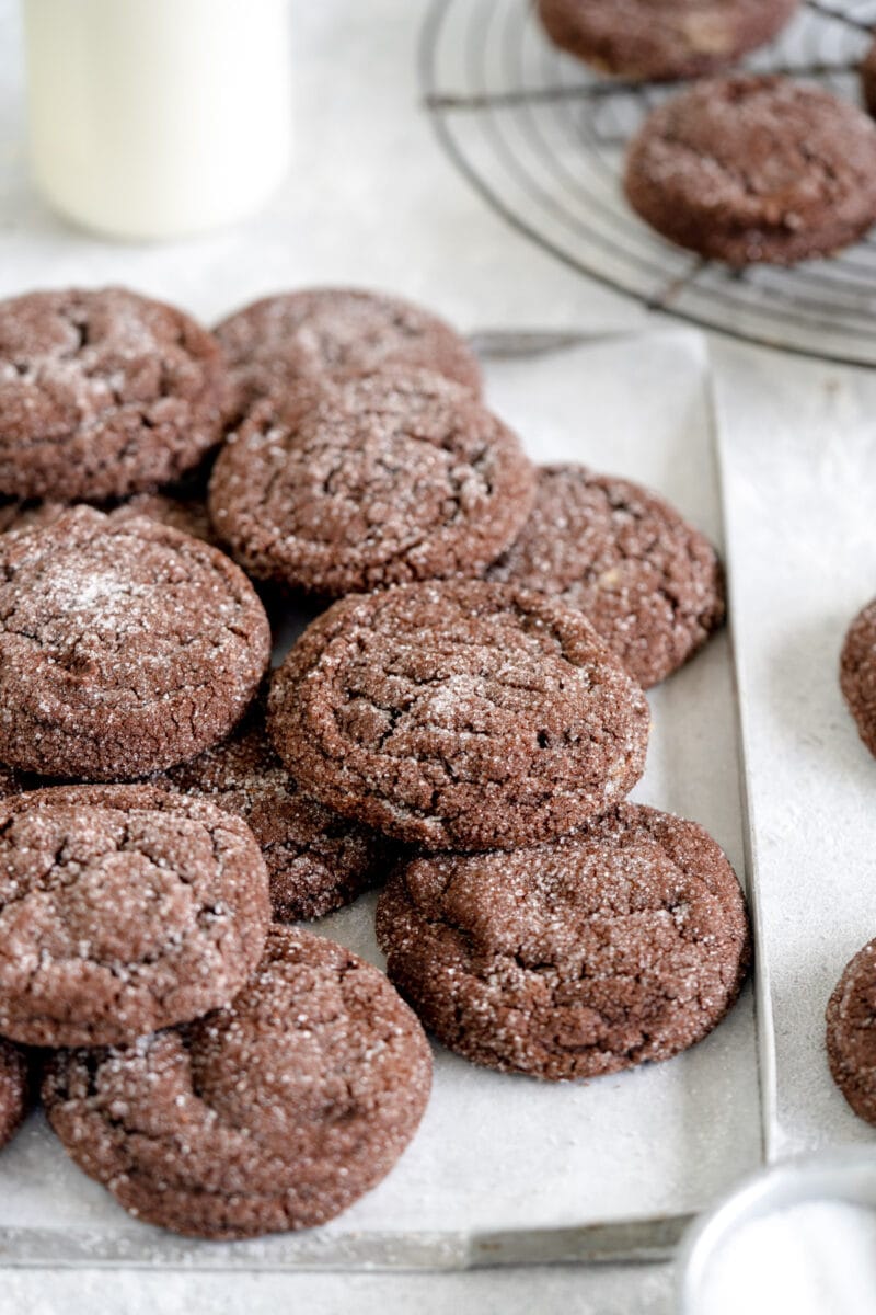 30 minute Chewy Chocolate Cookies - Cloudy Kitchen