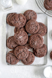 30 minute Chewy Chocolate Cookies - Cloudy Kitchen