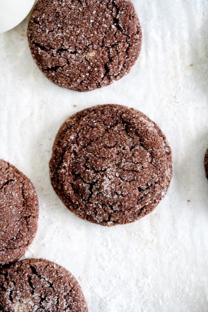 30 minute Chewy Chocolate Cookies - Cloudy Kitchen