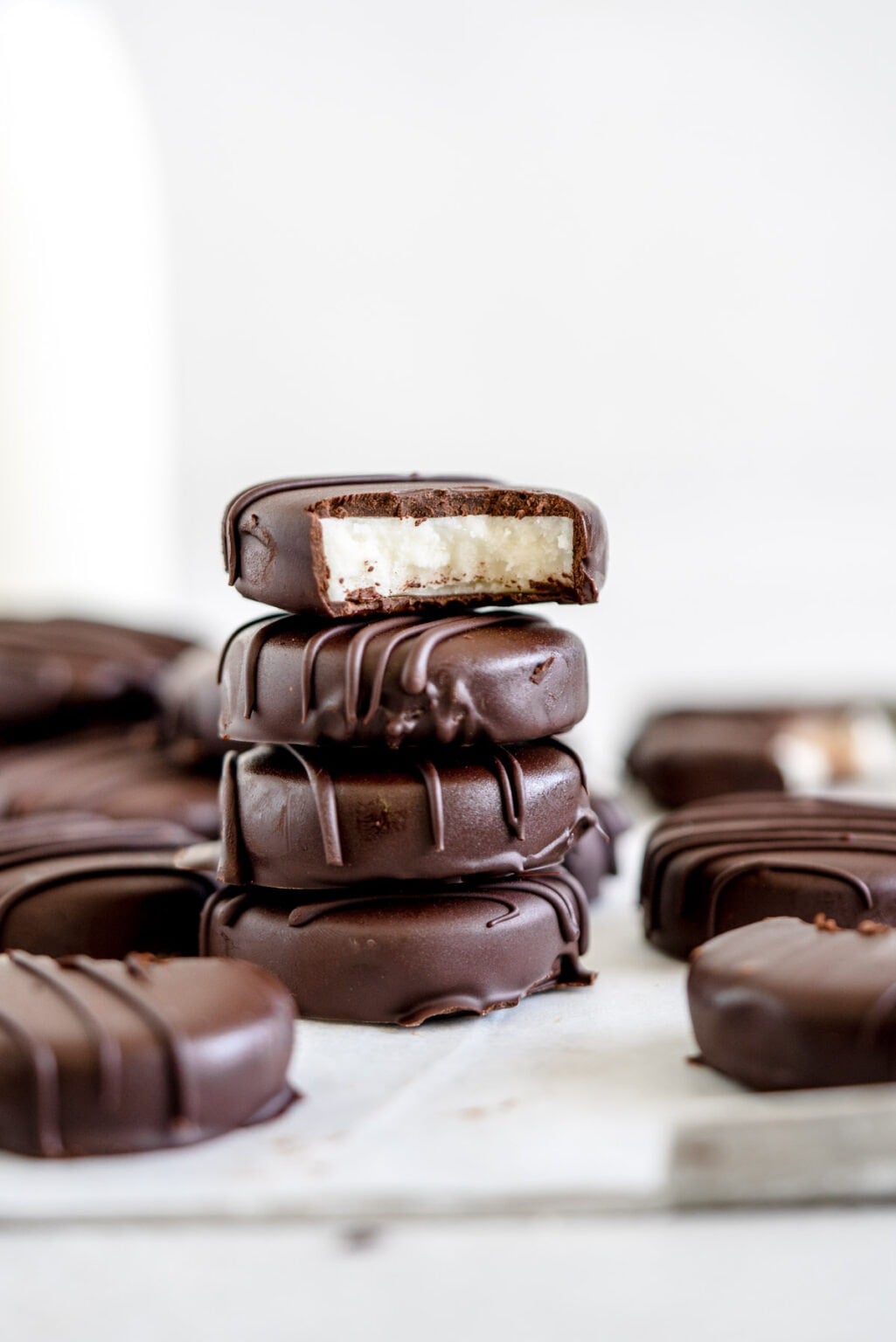 6 Ingredient Peppermint Patties - Cloudy Kitchen