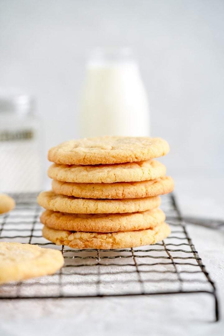 Soft and Chewy Classic Vanilla Cookies - Cloudy Kitchen