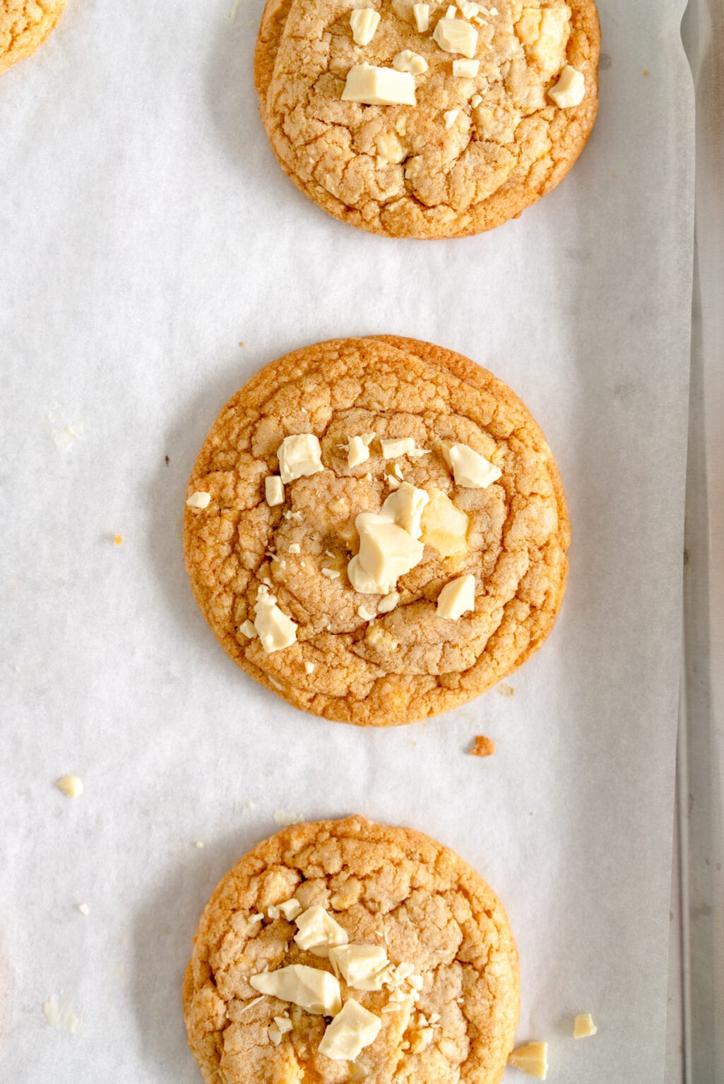 30 Minute White Chocolate Chip Cookies - Cloudy Kitchen