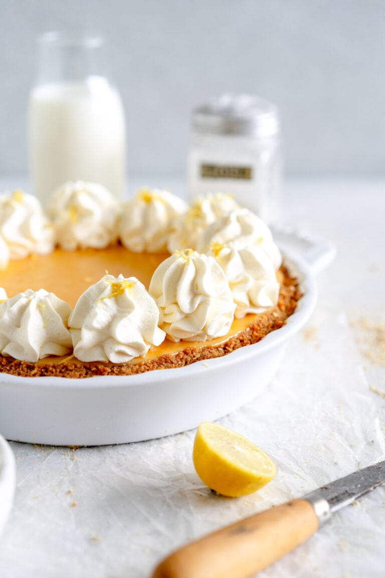 Quick Baked Homemade Key Lime Pie - Cloudy Kitchen