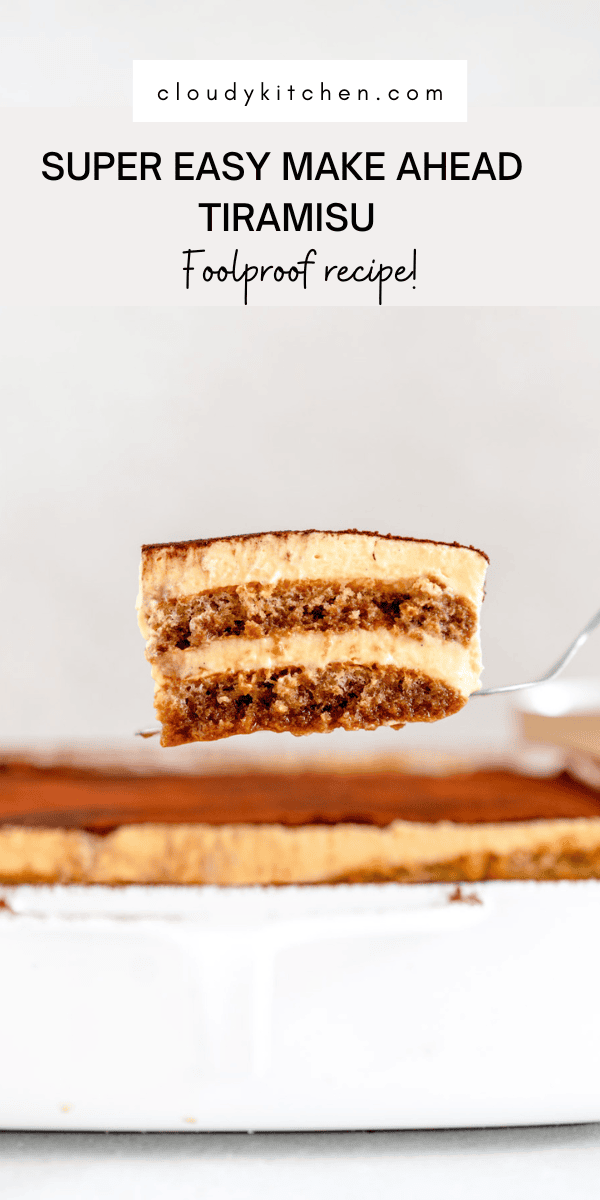 Easy Tiramisu with Ladyfingers - Cloudy Kitchen