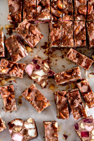 Throw Together Rocky Road (5 ingredients!) - Cloudy Kitchen
