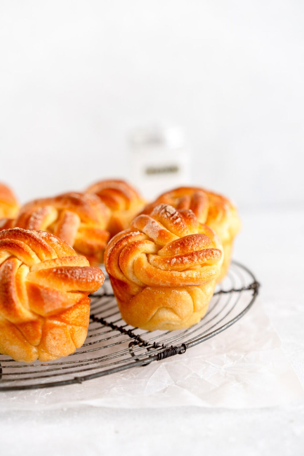 Soft and Fluffy Braided Lemon Buns - Cloudy Kitchen