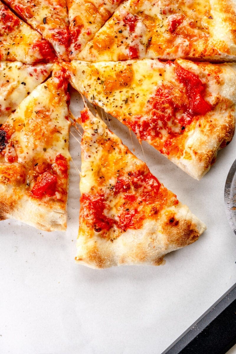 Easy Double Cheese Pizza - Cloudy Kitchen